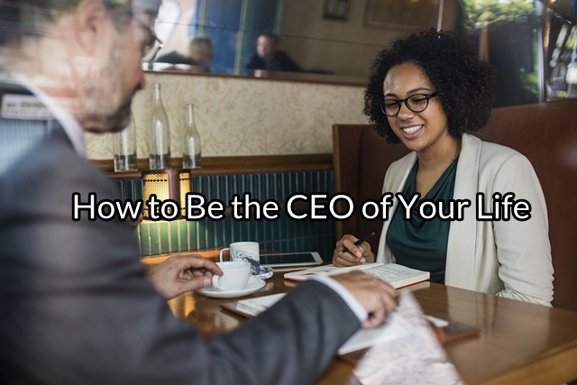 How to Be the CEO of Your Life | First Edition Design Publishing – a ...